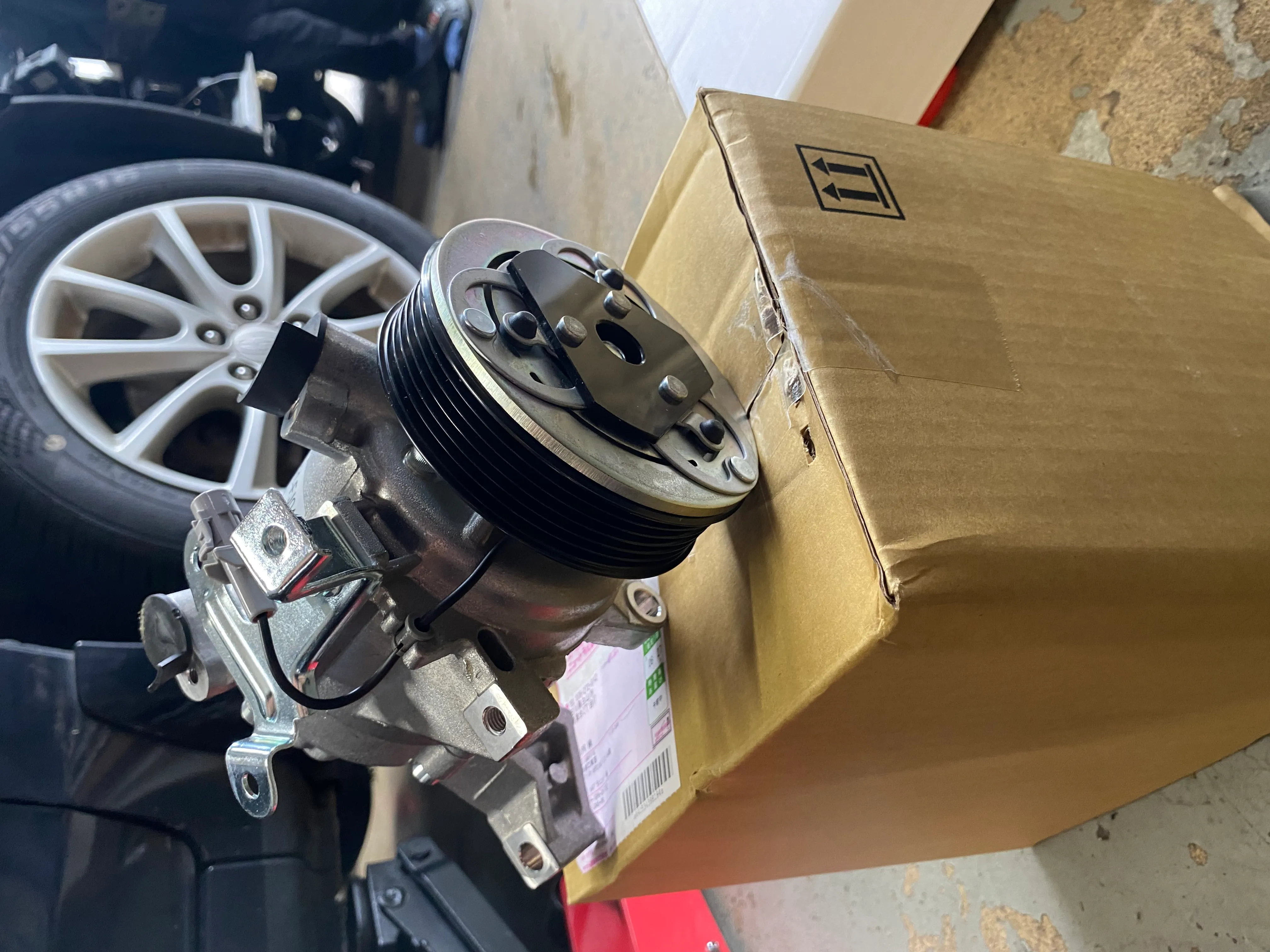 （株）CPR（整備・修理） - スバル インプレッサ WRX STI CBA－GRB エバポレーターサーミスタ交換 白山市 野々市市 金沢市 ...